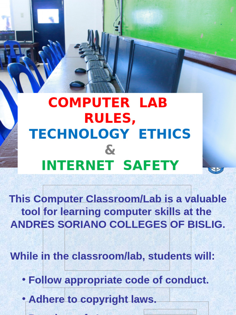 Computer Laboratory Rules | PDF | Internet | Computing