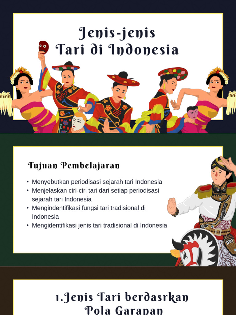 Jenis-jenis Tari Tradisional Indonesia | PDF | Seni