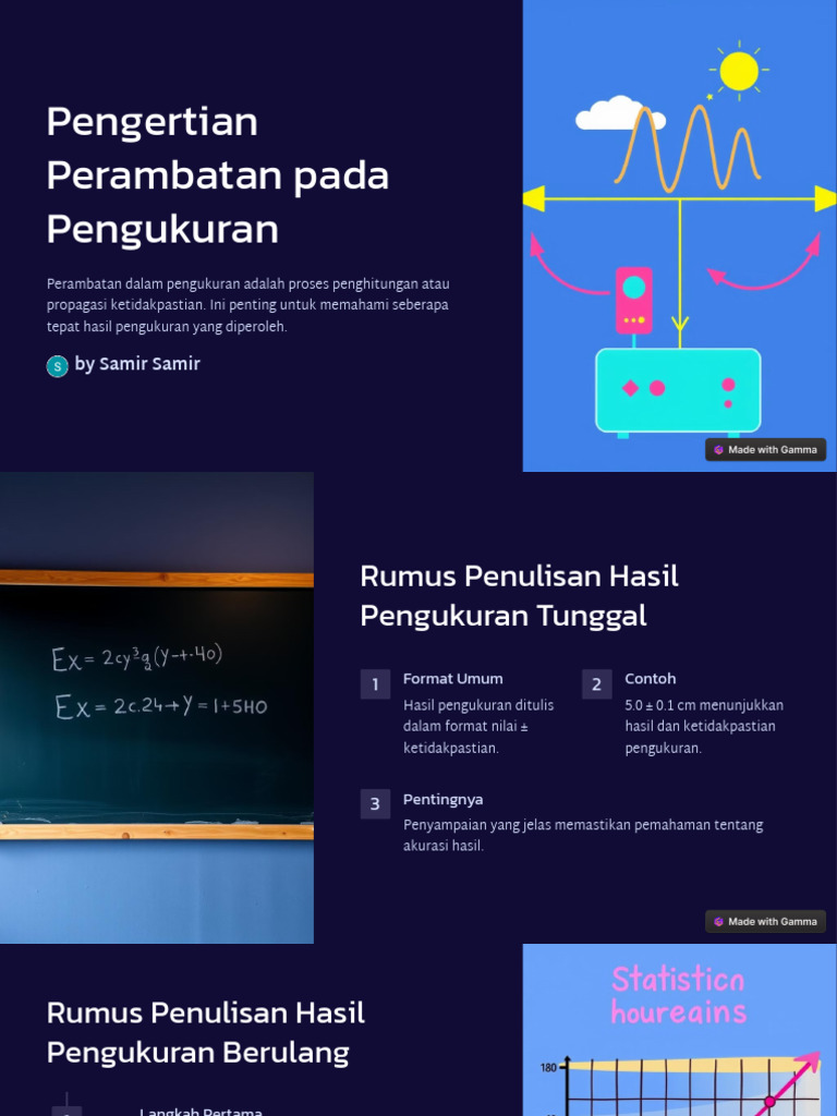 Perambatan Ketidakpastian Pengukuran | PDF