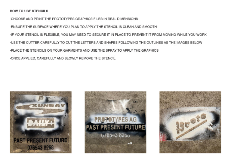 HOW TO USE STENCILS 2 | PDF