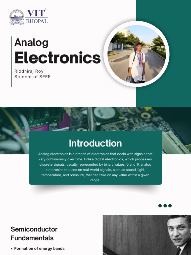 Understanding Energy Bands in Analog Electronics | PDF | Electrical ...