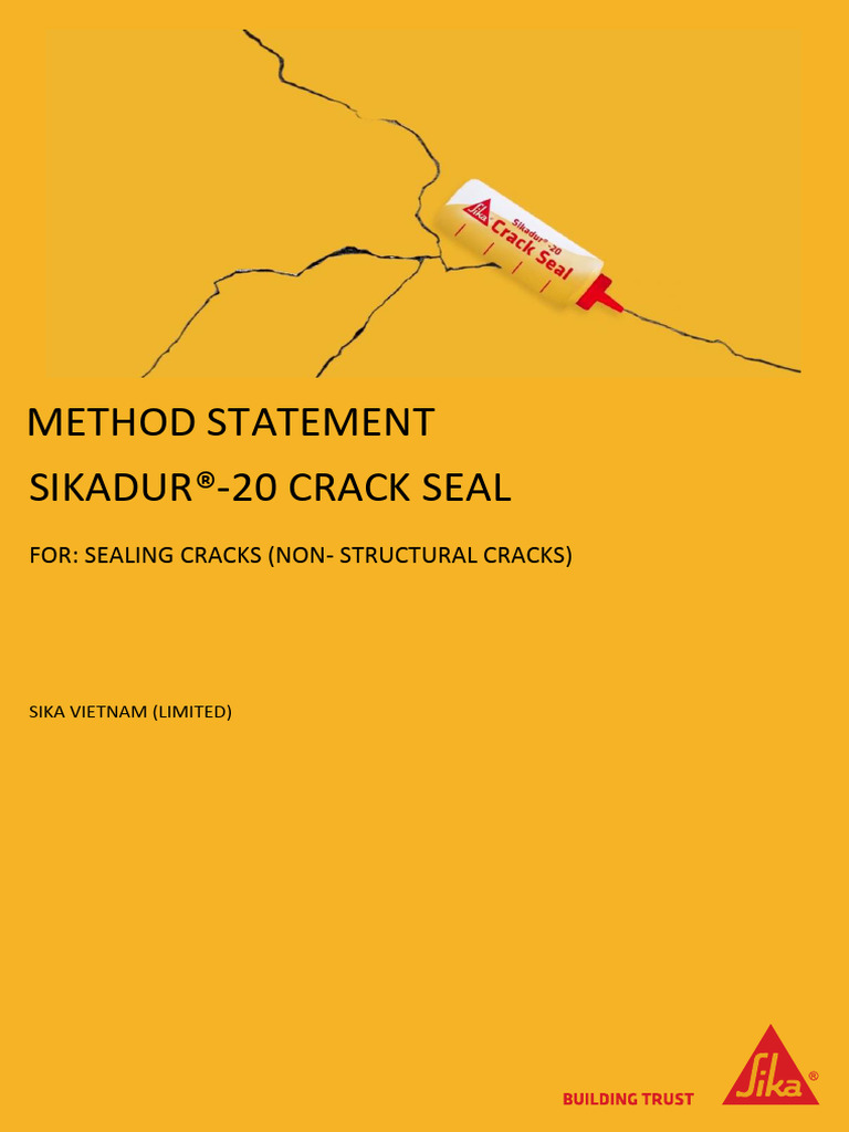 Crack repair - non structural cracks | PDF | Concrete | Building Engineering