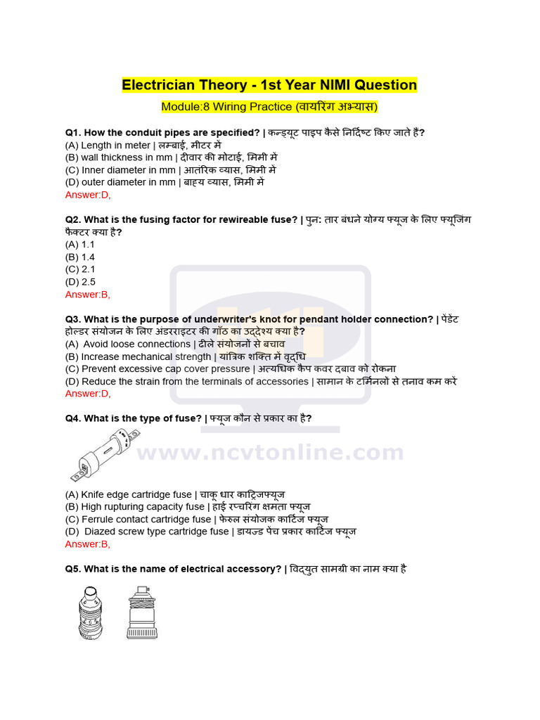 Module - 8 Wiring Practice | PDF