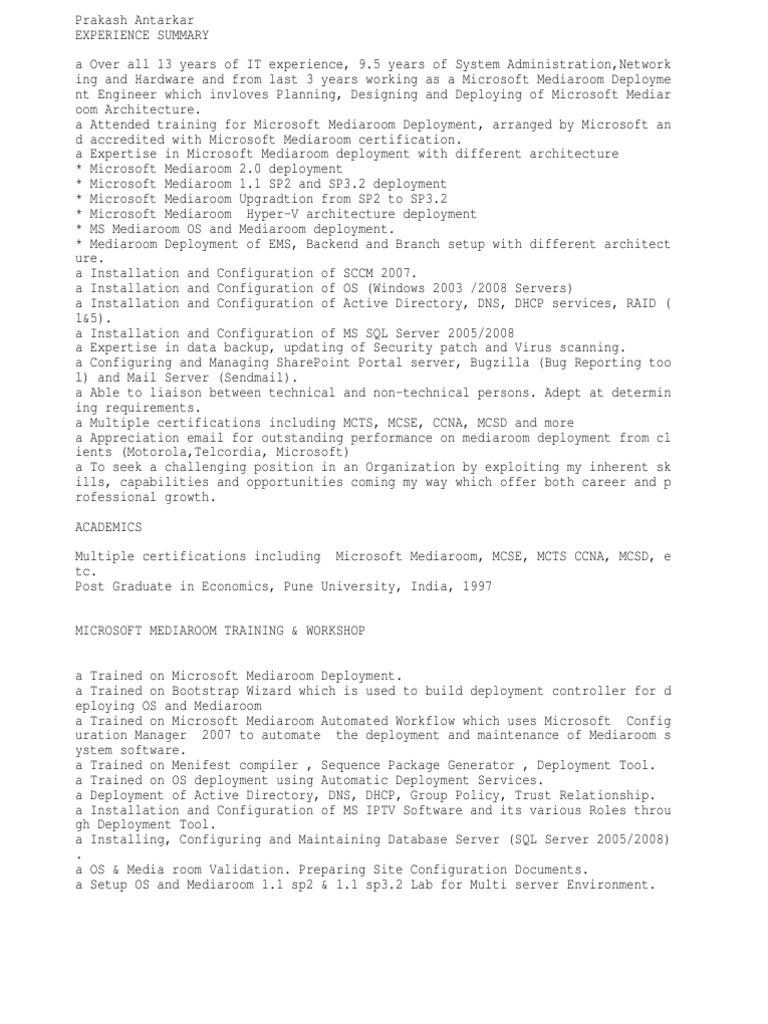 IPTV Mediaroom | PDF | Hyper V | Active Directory