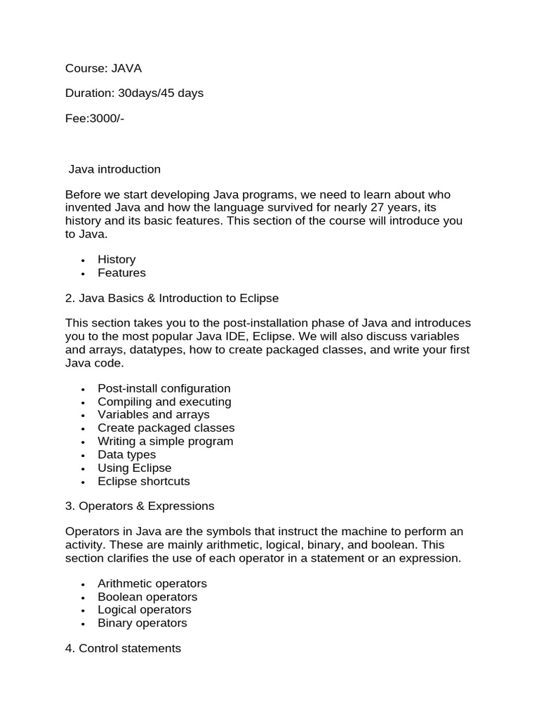 Java Pdf Method Computer Programming Inheritance Object 6993
