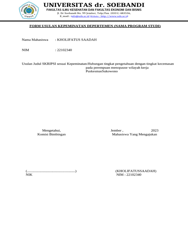 FIX - FORM-SKRIPSI-KOMPLIT-2021-2022 kHOLIFATUS | PDF