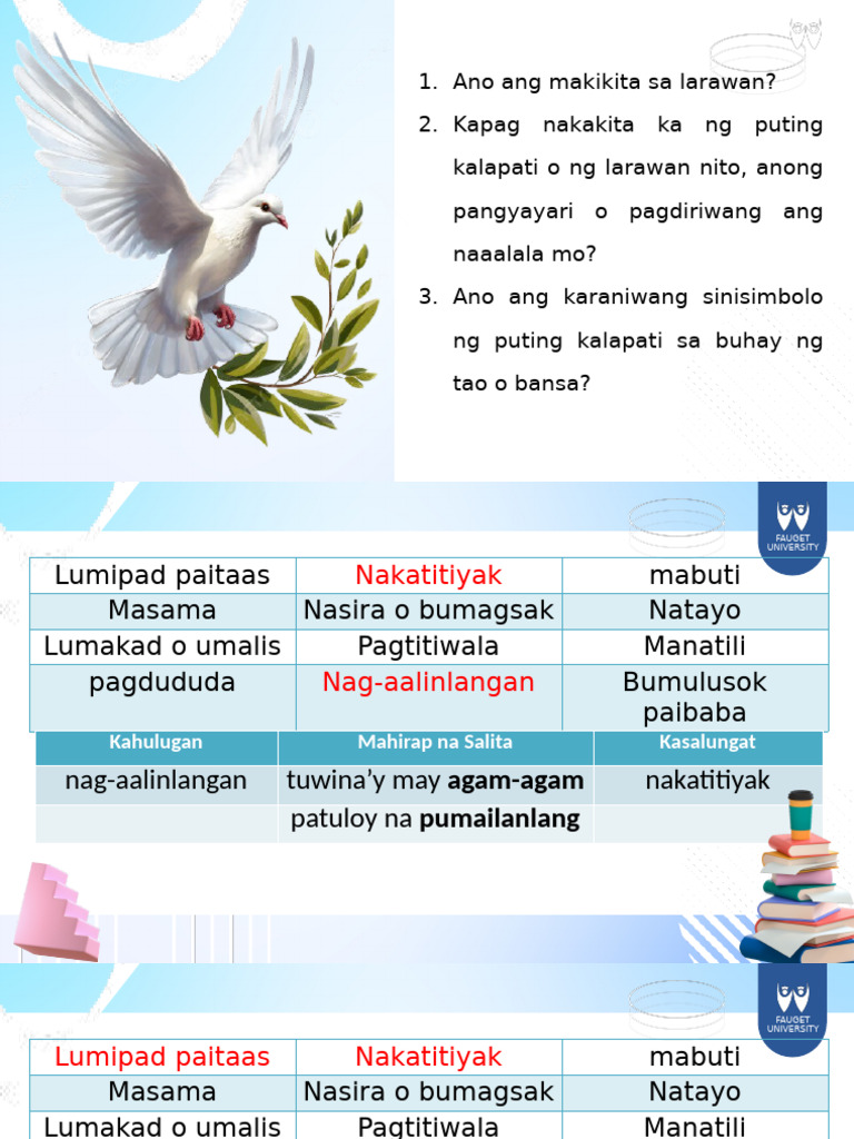 Aralin 3 - Puting Kalapati Libutin Itong Sandaigdigan | PDF