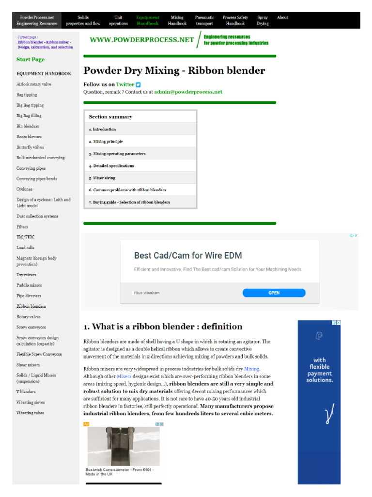 Eng Ribon Blender | PDF