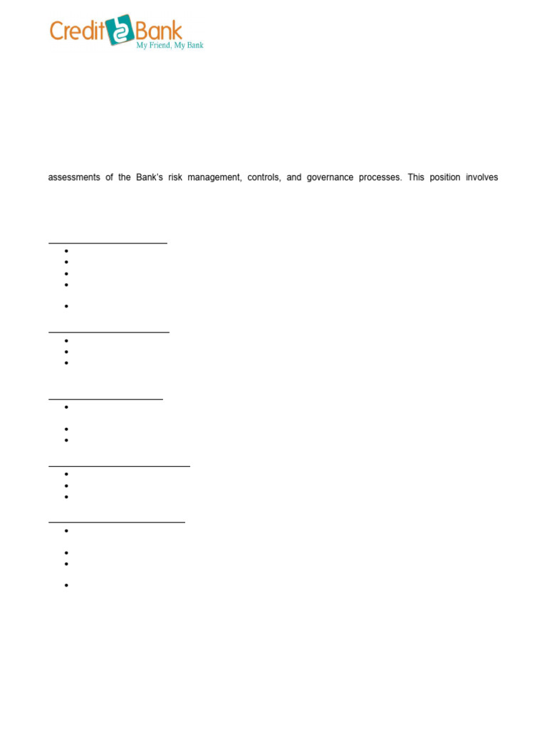 Job Advert Internal Auditor 2024 - 240627 - 190206 | PDF | Internal ...