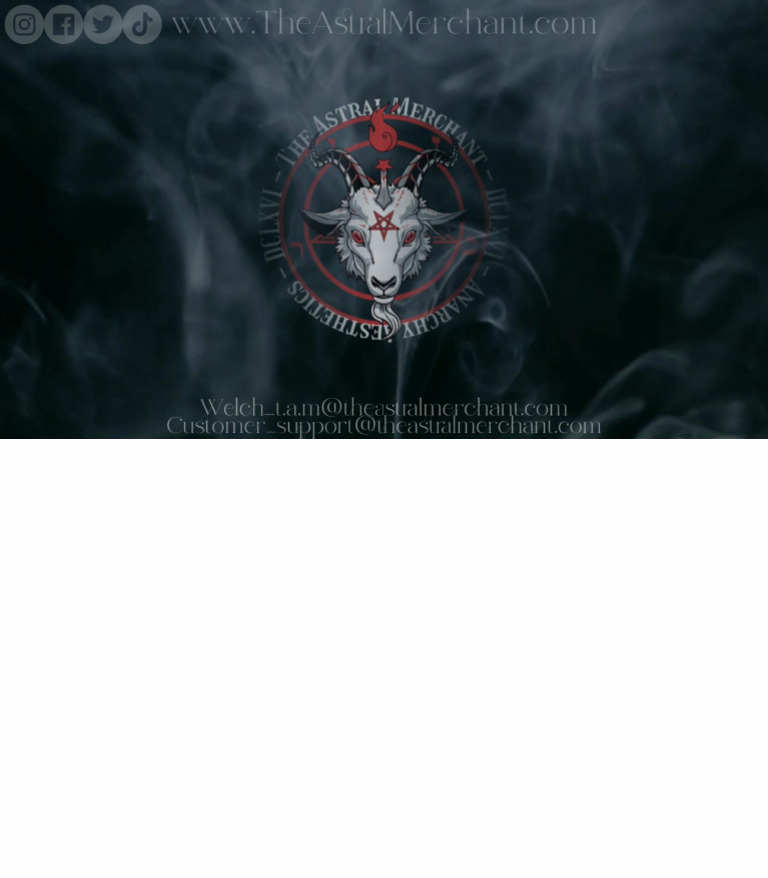 The Astral Merchant Welch Business Card | PDF