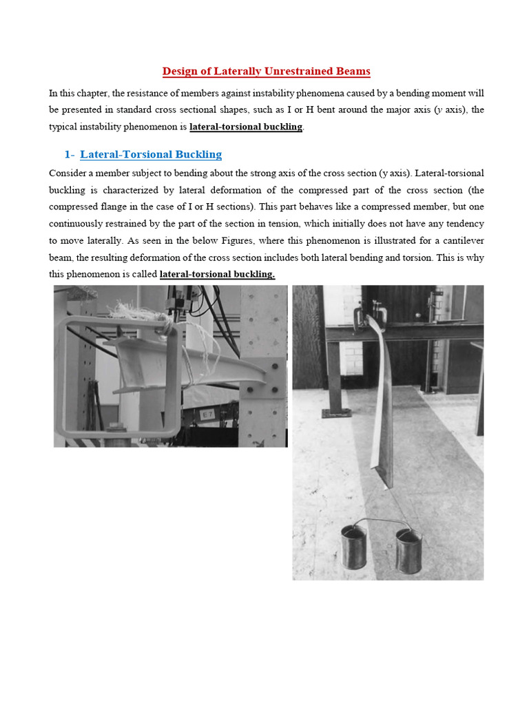 Lecture 82 | PDF | Bending | Buckling