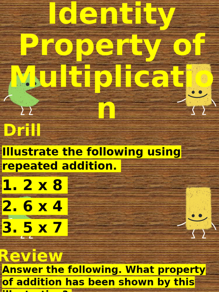 Identity Property of Multiplication Guide | PDF