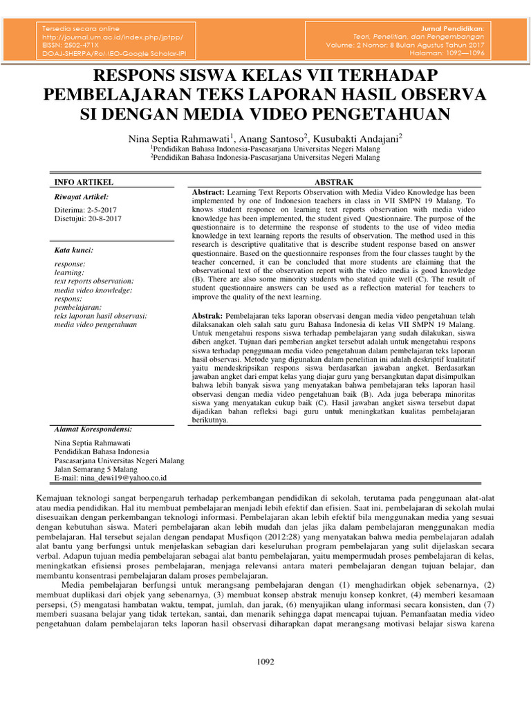Angket Lho | PDF | Karier & Perkembangan