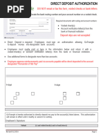 Voided Check Direct Deposit Form | PDF
