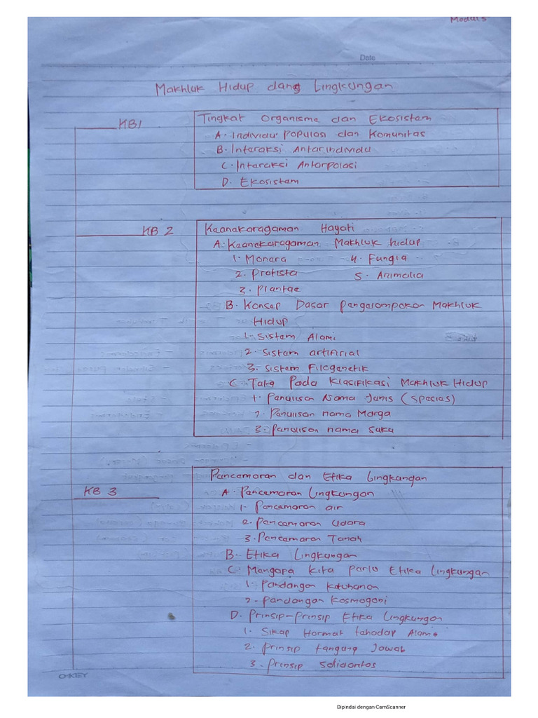 Peta Konsep IPA Modul 5&6 | PDF