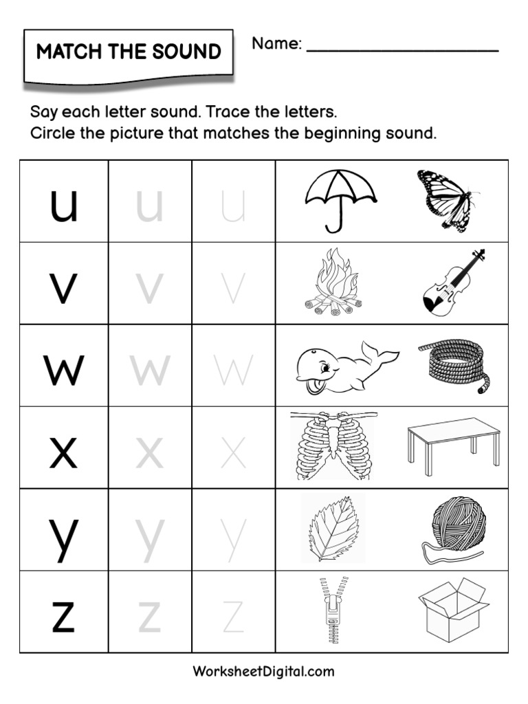 See The Letter and Circle The Correct Picture | PDF | Home & Garden