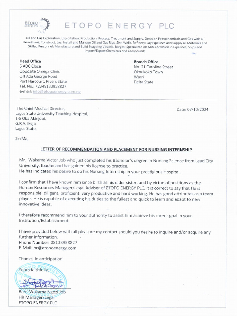 Recommendation Letter 2 | PDF