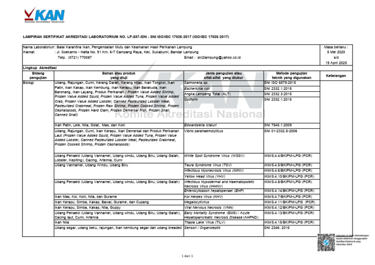LP 537 IDN_5Mei20 (2) | PDF | Virology | Animal Viral Diseases