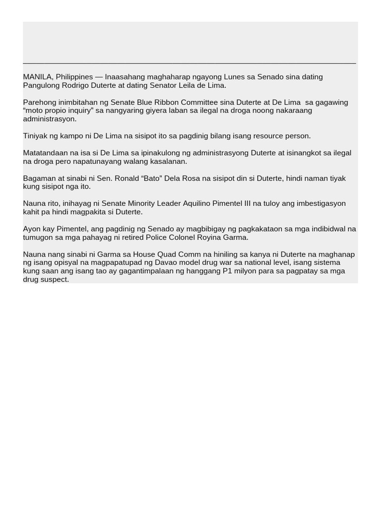 Filipino Fact Sheets | PDF