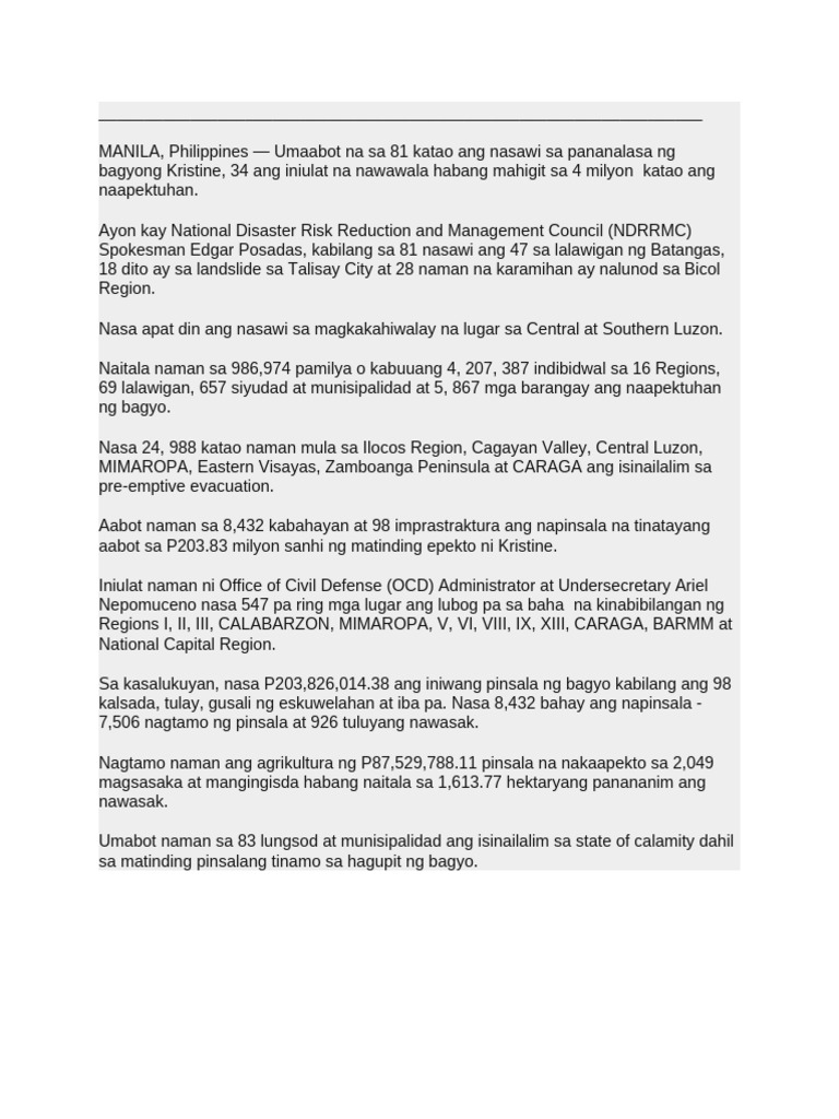 News Tagalog | PDF
