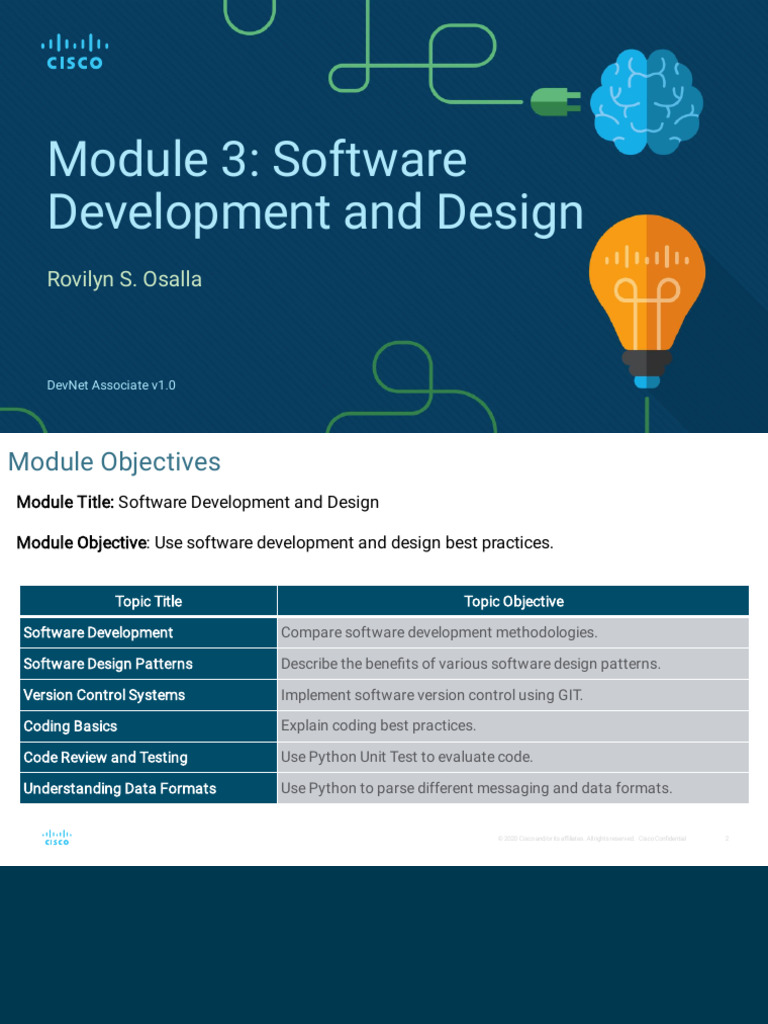 DEVASC_Module_3 | PDF | Software Development Process | Xml
