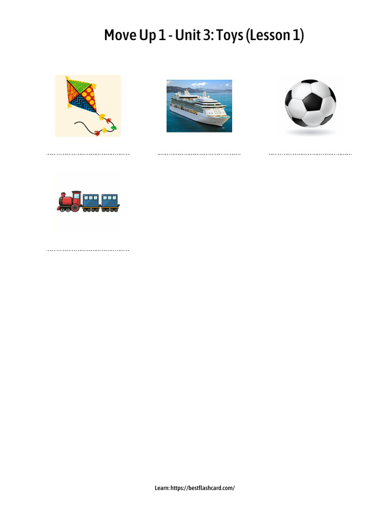 PDF 2 - Move Up 1 - Unit 3- Toys (Lesson 1) | PDF