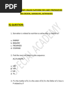 IQ Test Paper with Questions & Answers | PDF