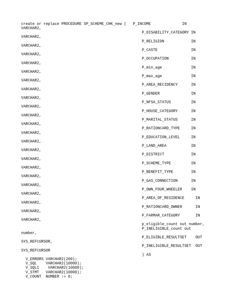 SP_SCHEME_CHK_new | PDF