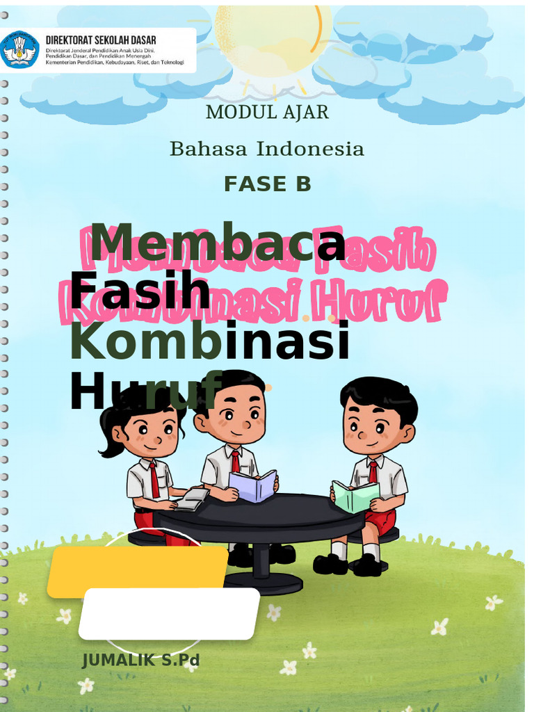 Modul Ajar Membaca Kombinasi Huruf | PDF