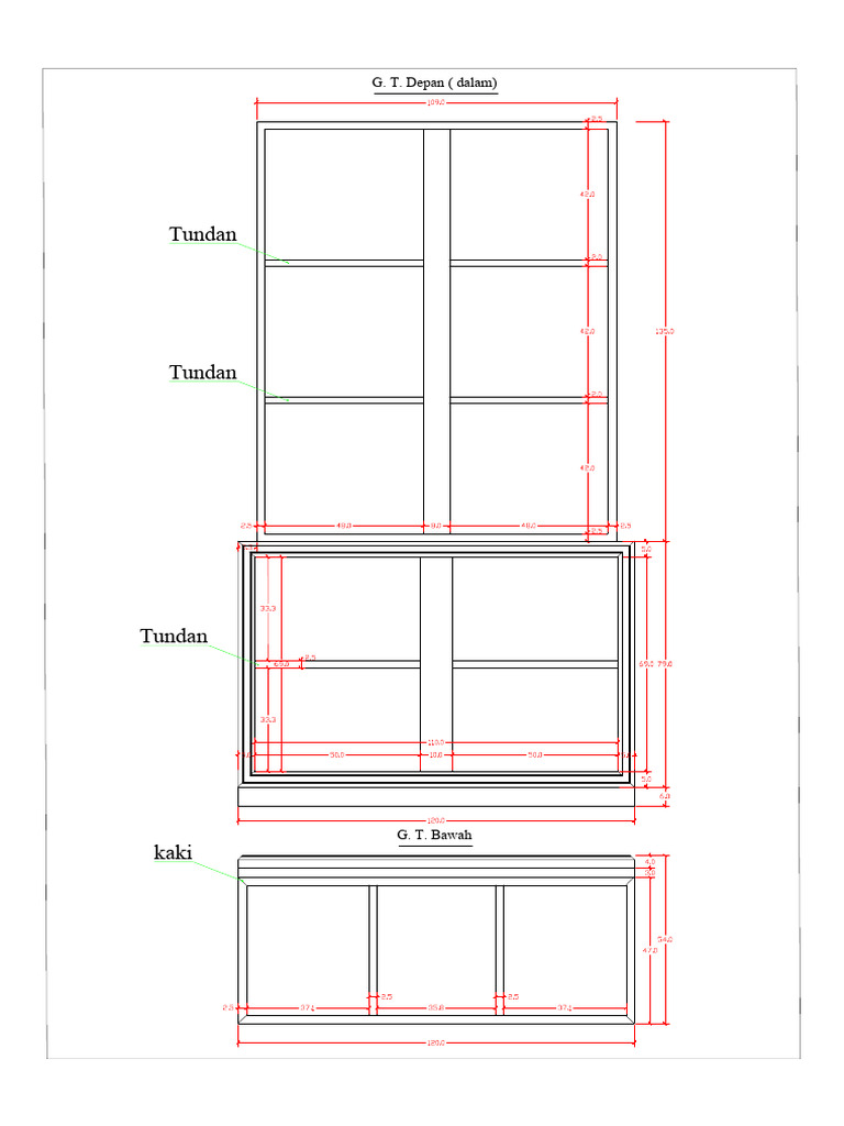 Tundan: G. T. Depan (Dalam) | PDF