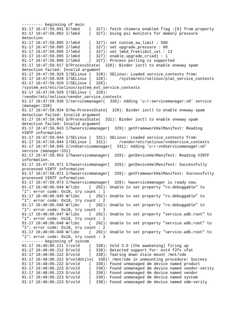 Logcat Prev CSC Log | PDF | Operating System Technology | System Software