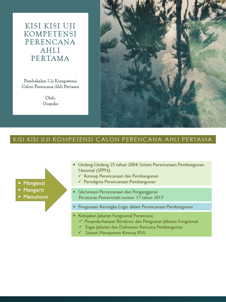 Edit4 Dr. Guspika Pembekalan Kisi Kisi Ukom Pertama Teknis Perencanaan ...