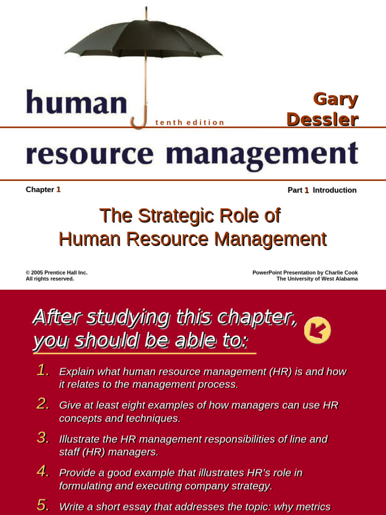 HRD CH1 | PDF | Human Resource Management | Employment