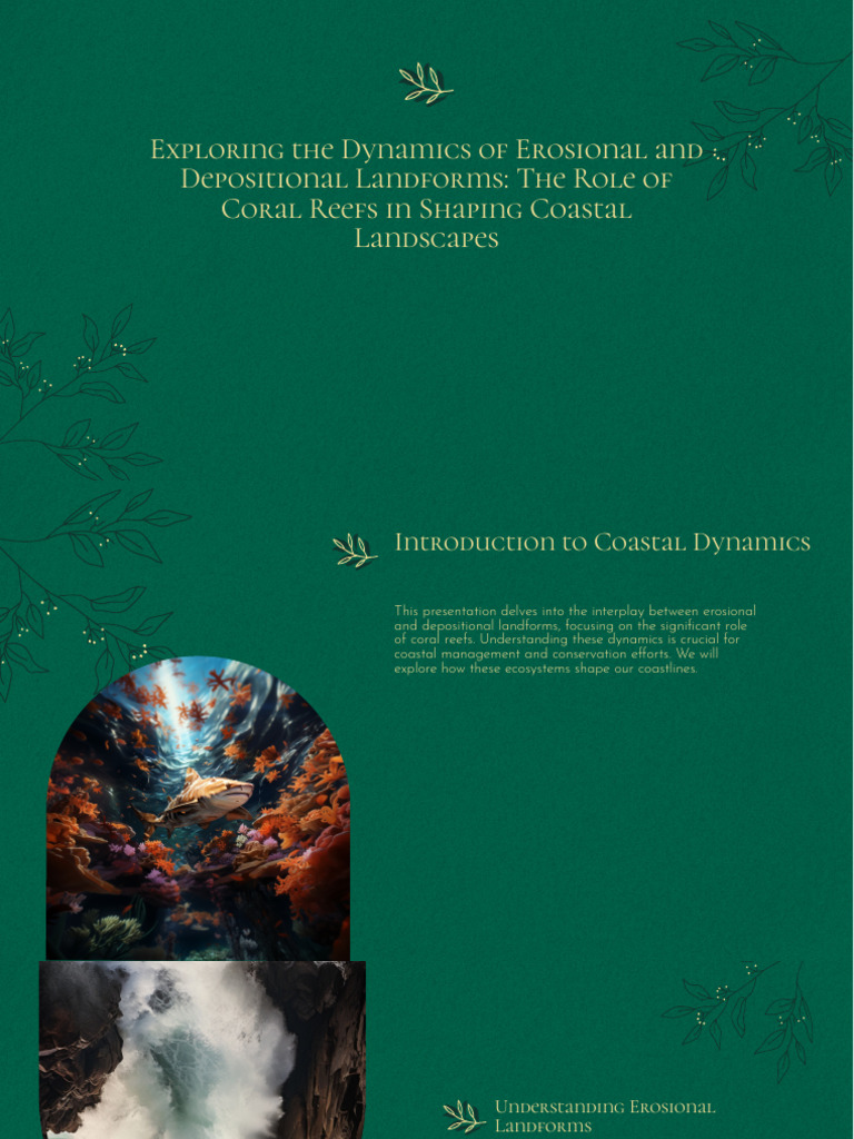 Coral Reefs and Coastal Dynamics Explained | PDF | Coast | Erosion