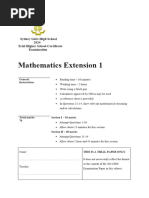 PMT Mock 1 QP - Paper 1 Edexcel Maths A-Level | PDF
