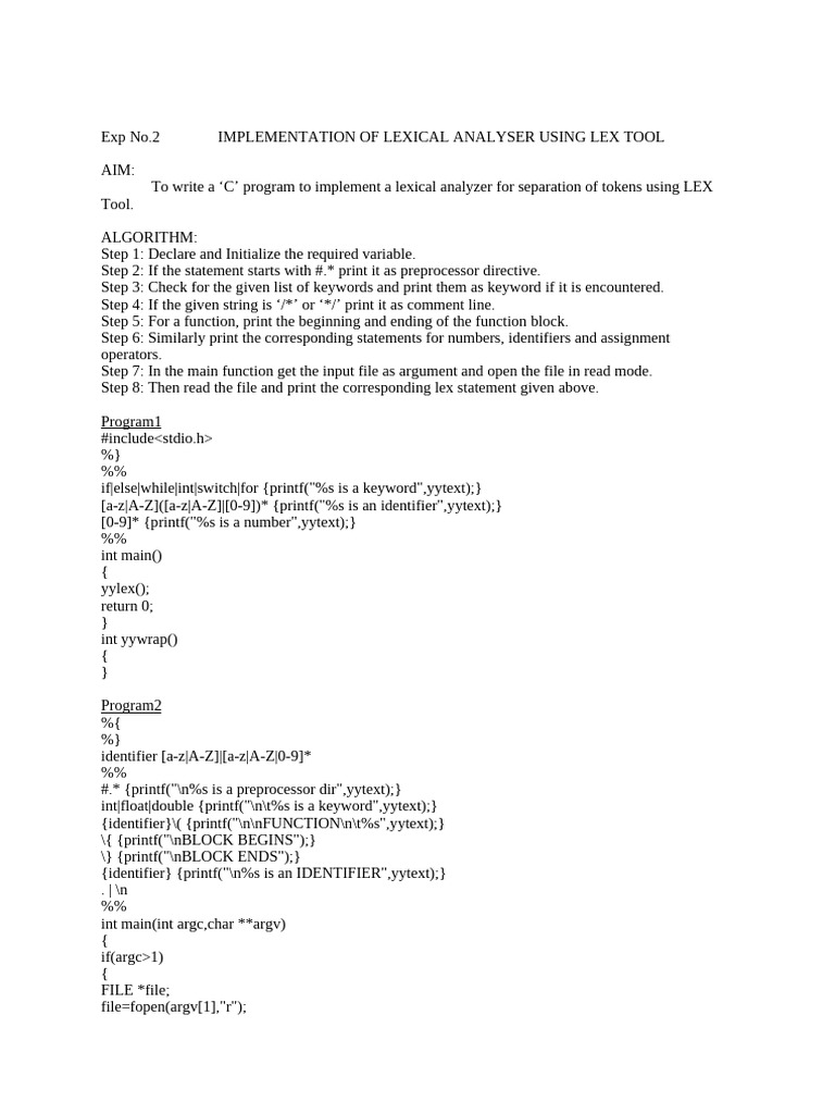 Exp 2 | PDF | Computers