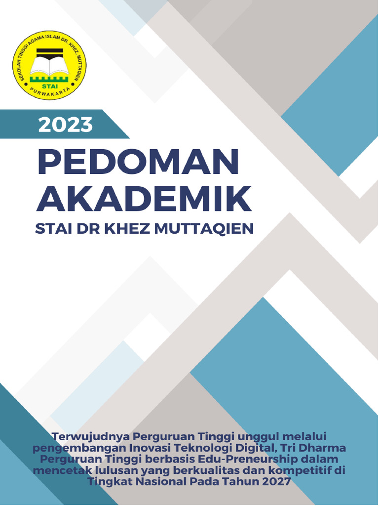 Pedoman Akademik STAI Muttaqien 2023/2024 | PDF | Sains & Matematika
