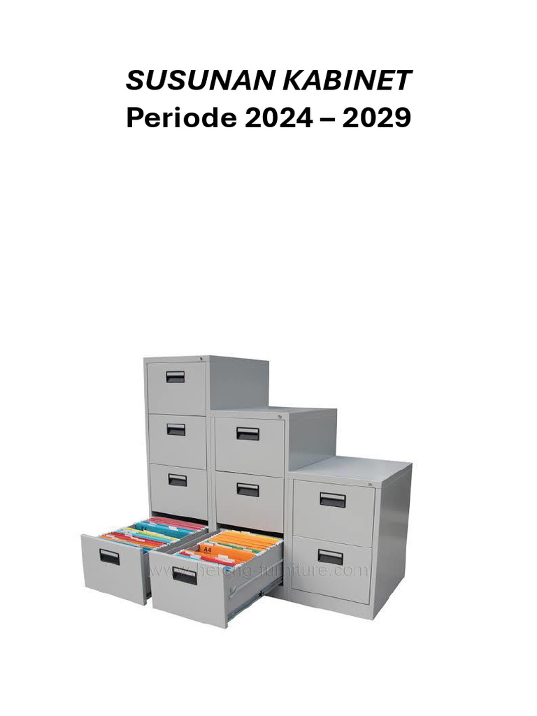 Susunan Kabinet 2024 - 2029 | PDF