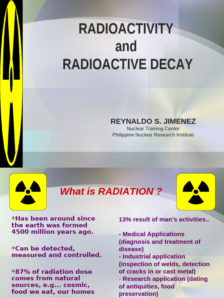 Radioactivity and Radyoactive Decay | PDF | Atomic Nucleus | Neutron