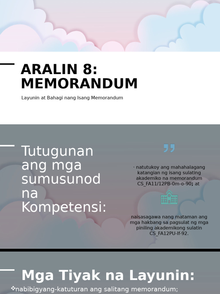 Aralin 8 | PDF