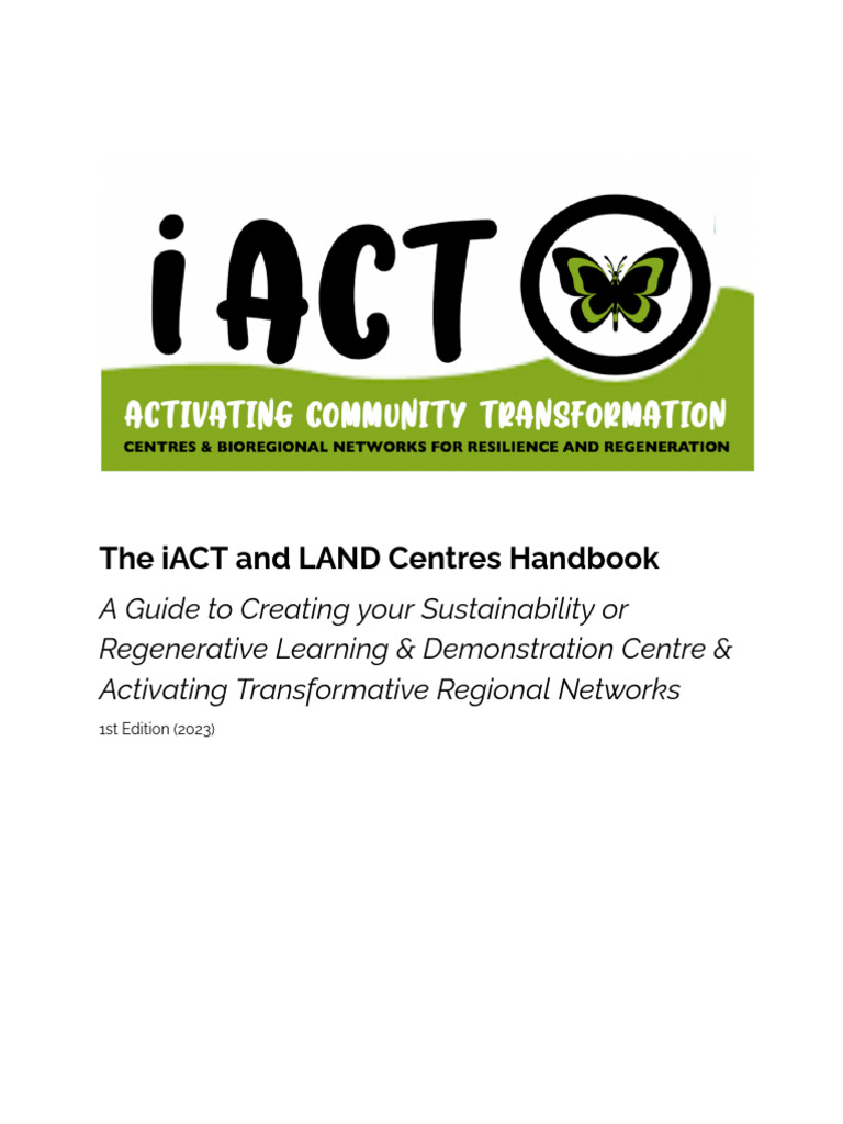Iact Land Centres Handbook Final 3 | PDF | Sustainability | Ecological ...