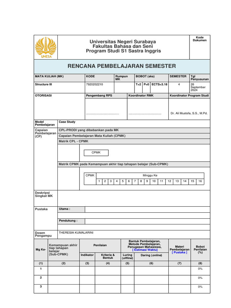 RPS Structure III | PDF