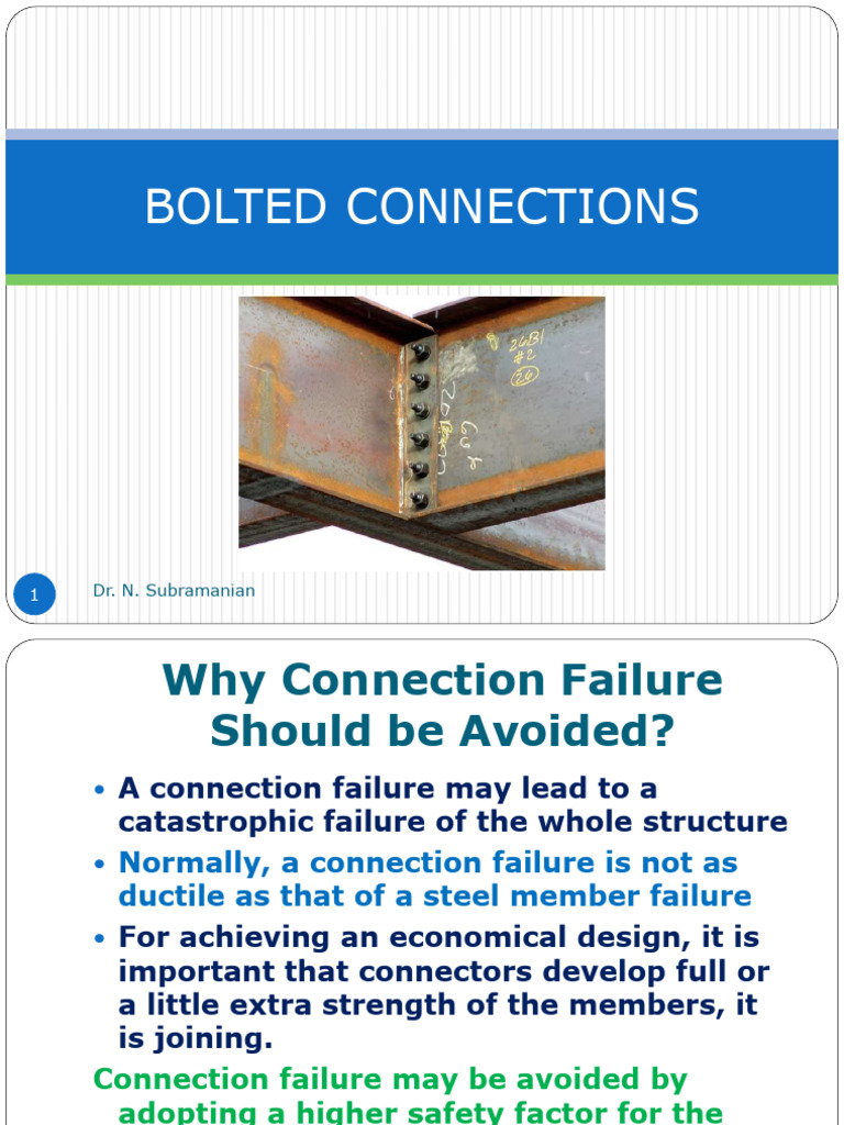 bolted_connections-ppt | PDF | Screw | Rivet