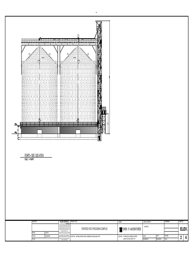 Proposed Rice Processing Complex Plans | PDF