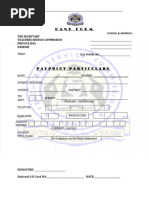 TSC Bank Form | PDF