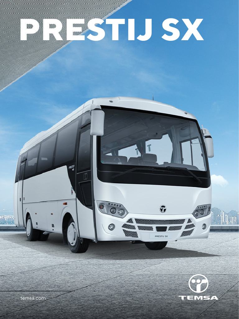 083 Temsa Prestijsx Brosur Eng 070223 | PDF | Anti Lock Braking System | Brake