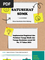 Panduan Login dan Pengajuan SATUSEHAT | PDF