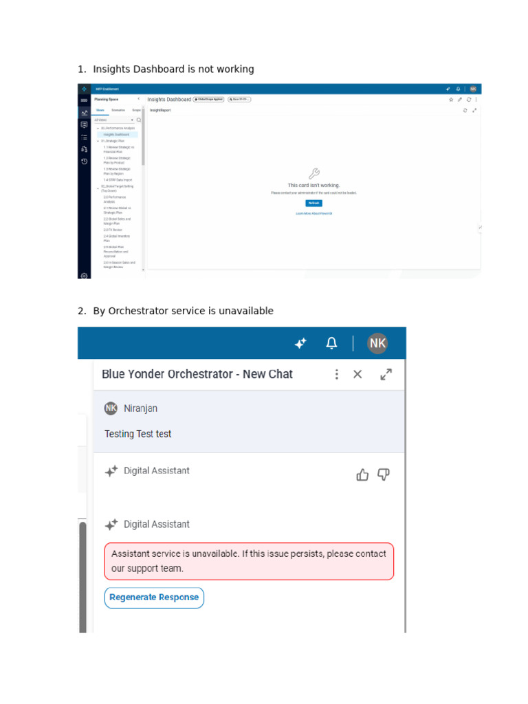 Learning Demo Issue Log | PDF