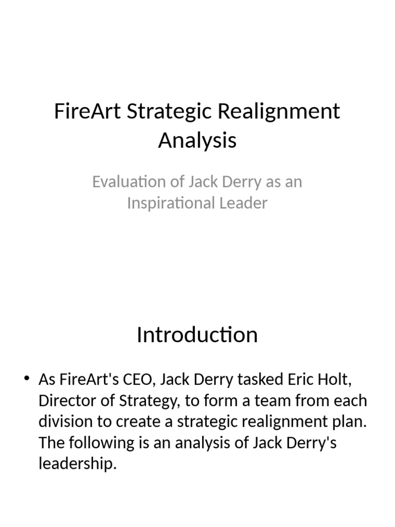 FireArt Strategic Realignment Analysis | PDF | Self-Improvement