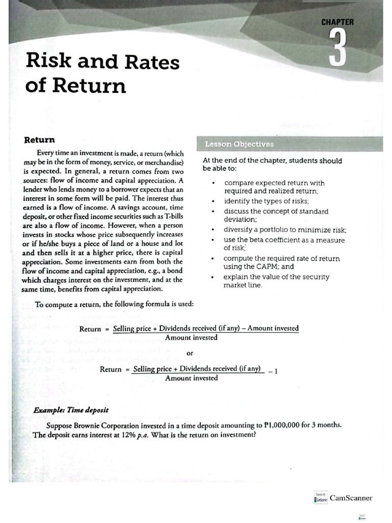 FM - Chapter 3-5 | PDF